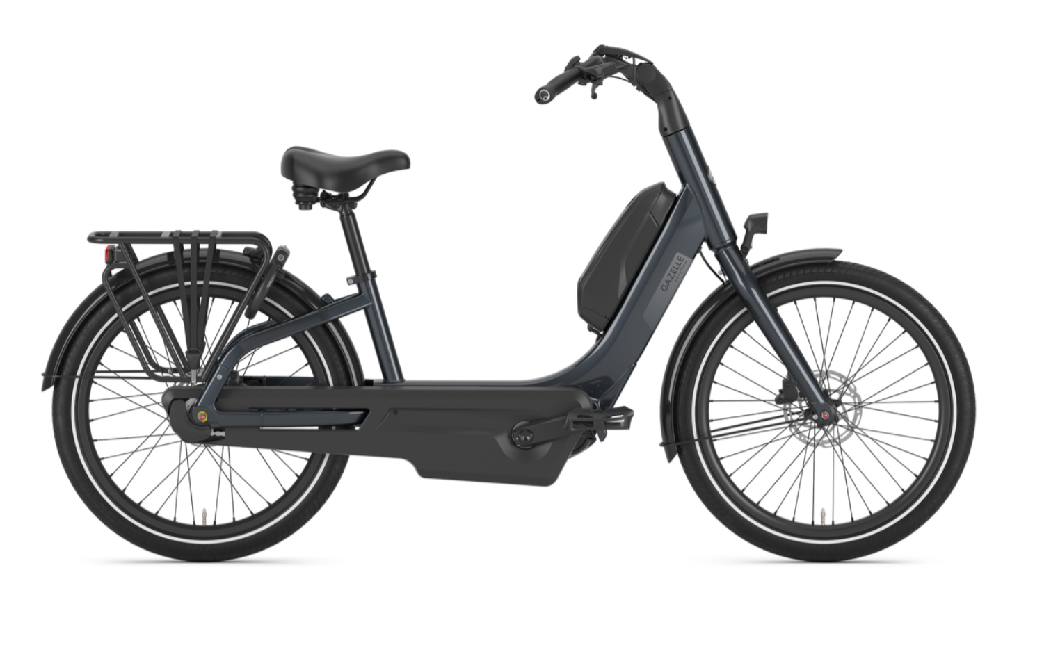 Gazelle Easyflow C8 - E-Bike Fahrrad - Anthracite Grey - 24 Zoll ...